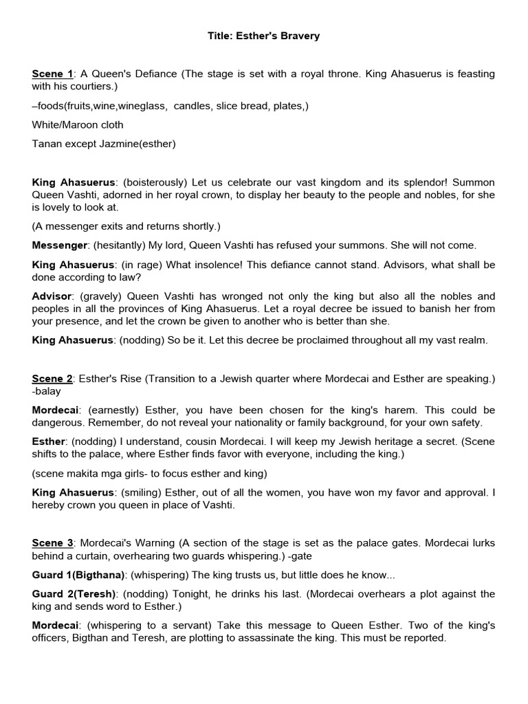 Queen Esther | PDF | Esther | Books Of The Hebrew Bible