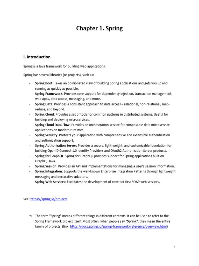 spring_course_2024v3 | PDF | Spring Framework | Constructor (Object Oriented Programming)