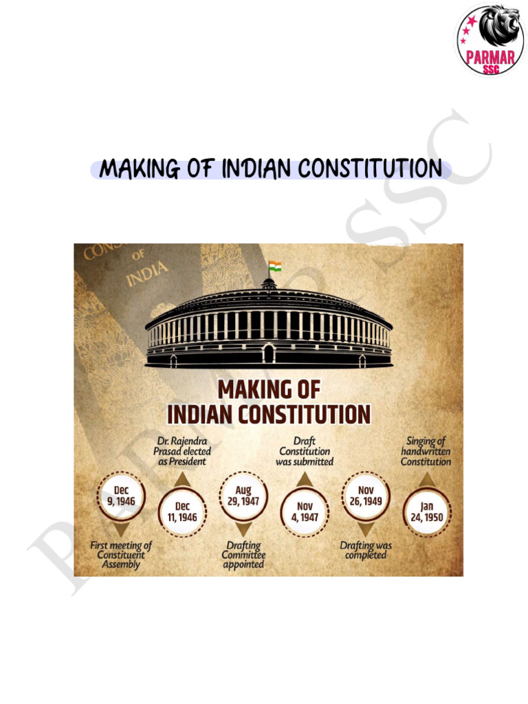 L 1 - Making of Constitution | Download Free PDF | Indian Independence ...