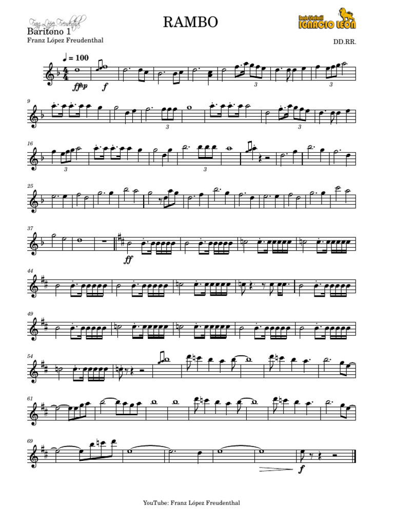 RAMBO-Baritono 1 | PDF