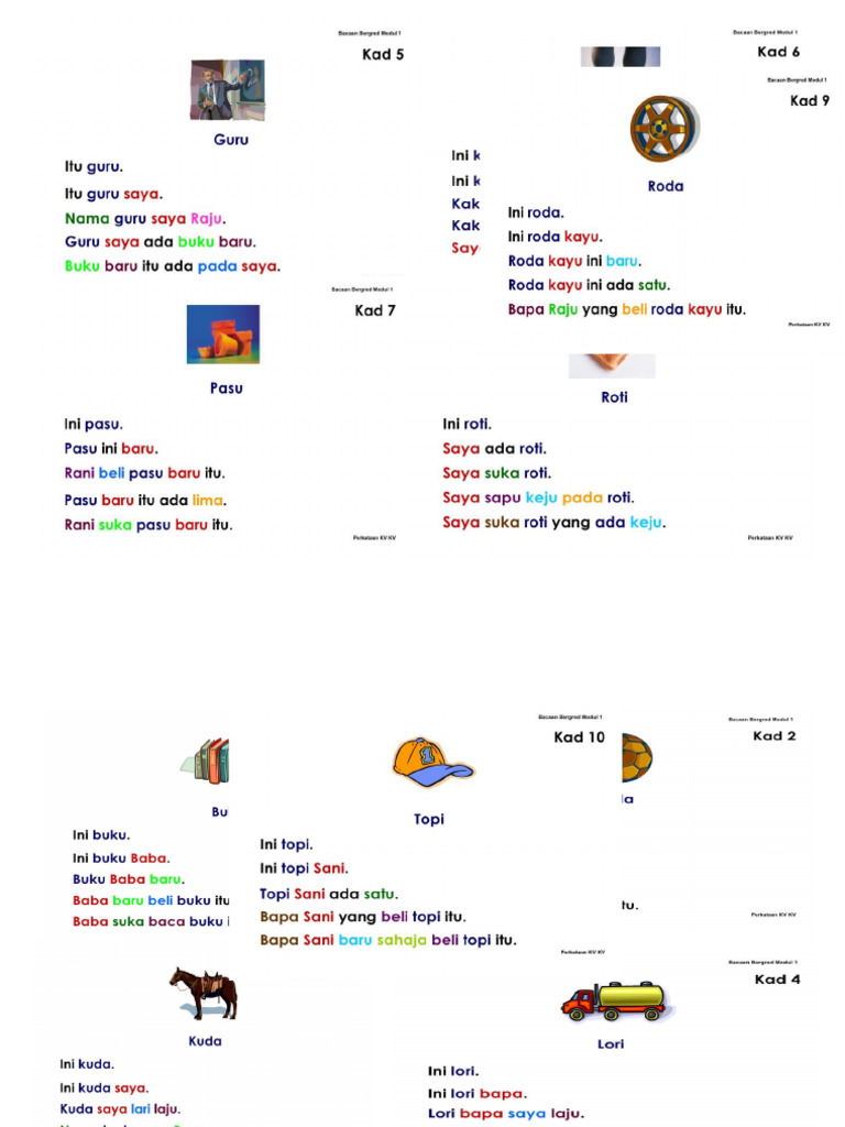 Bacaan KV+KV Ayat Mudah | PDF