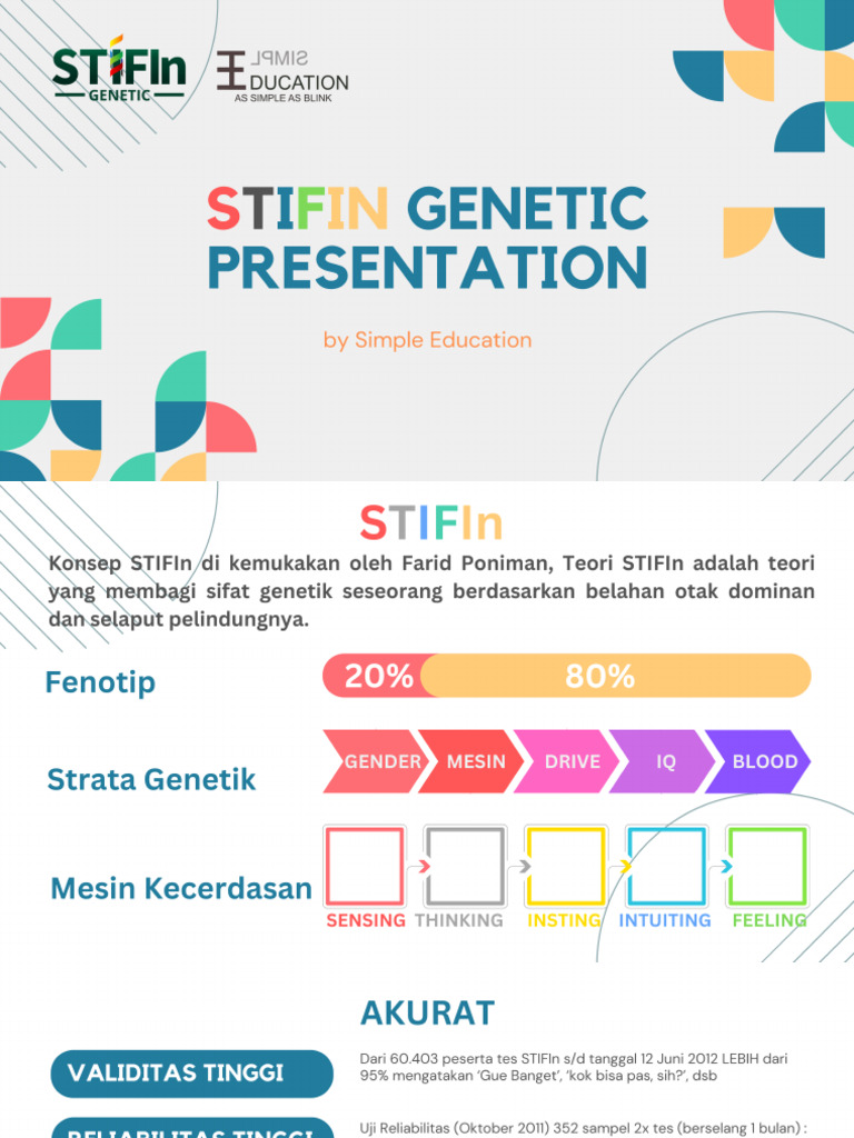 Stifin Genetic Presentation | PDF