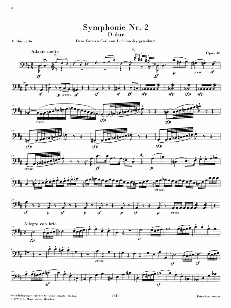 IMSLP862800 PMLP2580 Beethoven 2b Vc | PDF