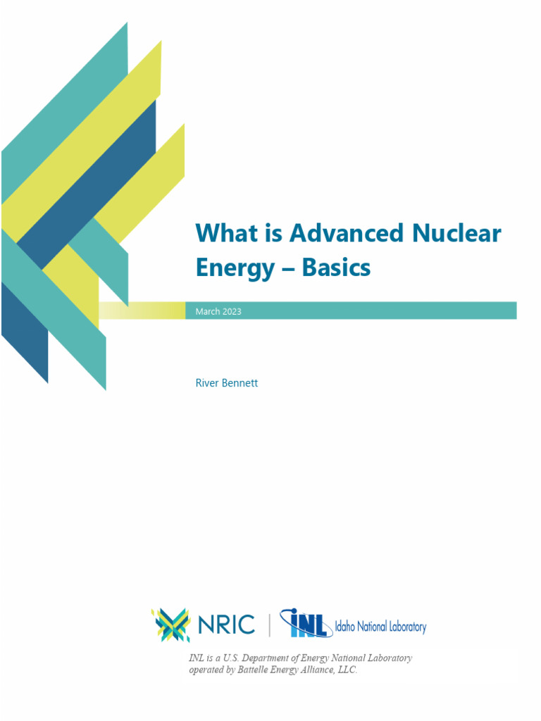 Advanced Nuclear Energy Overview | PDF | Nuclear Power | Electricity ...