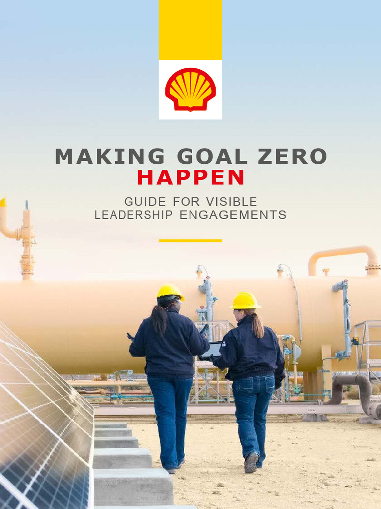Goal Zero Leadership Engagement Guide | PDF | Risk | Leadership