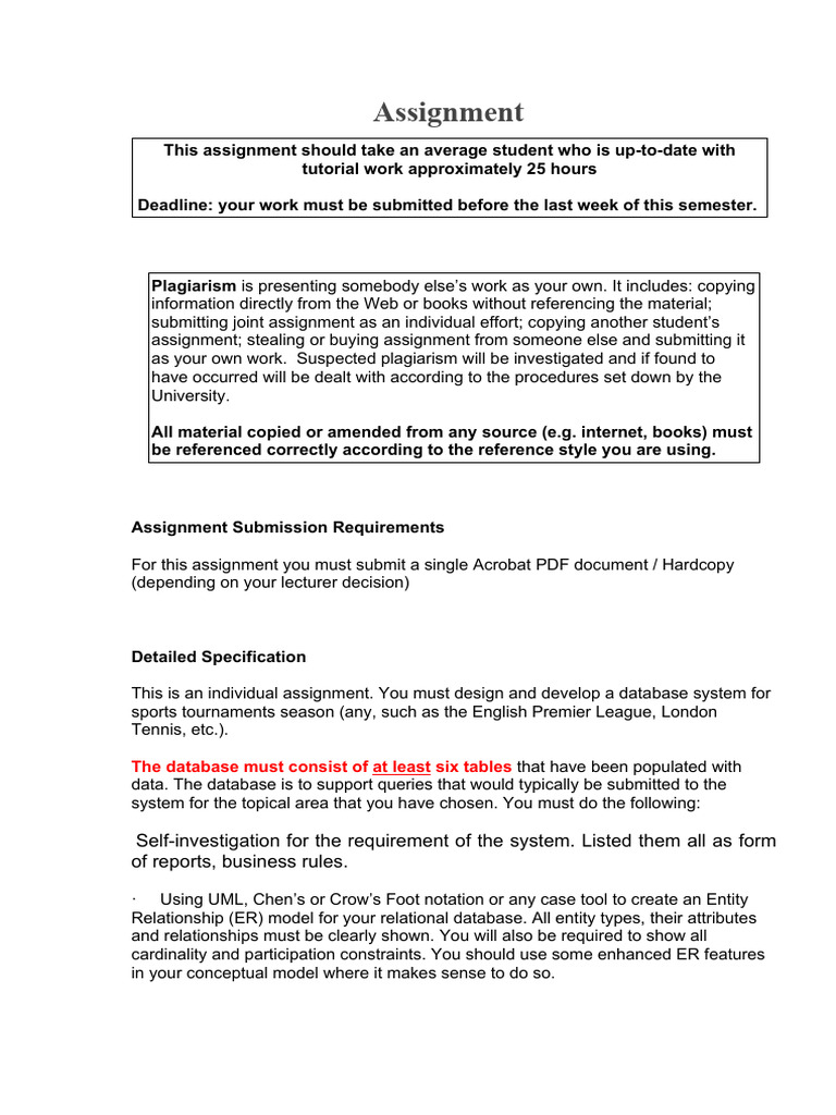 Assignment DBI202 | Download Free PDF | Databases | Relational Database