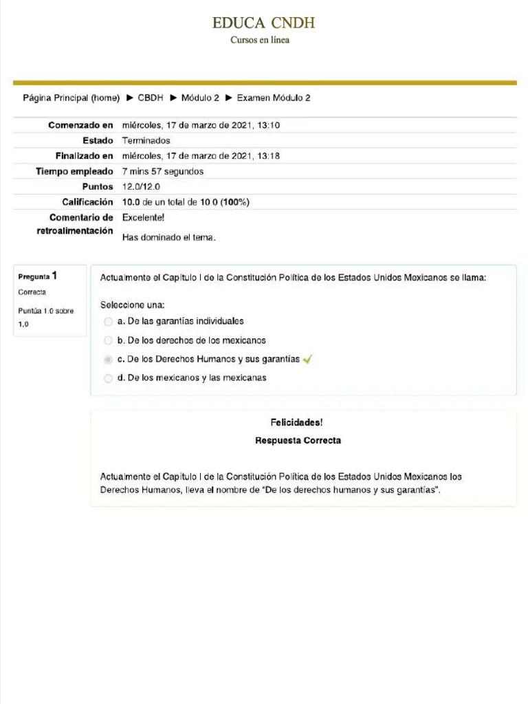 PDF Curso Basico de Derechos Humanos Modulo 2 CNDH Compress | PDF