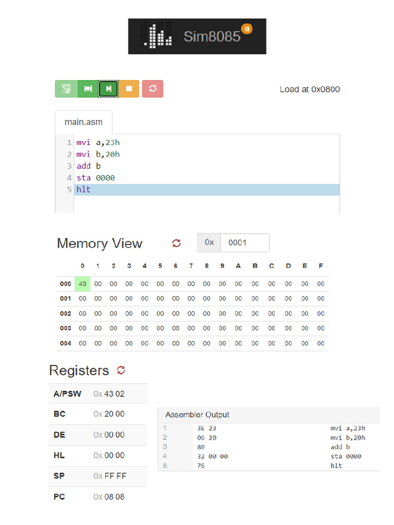 Microprocessor Printout | PDF