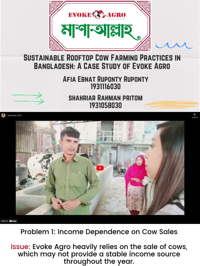 Team Violent, Sustainable Rooftop Cow Farming Practices in Bangladesh A Case Study of Evoke Agro ...