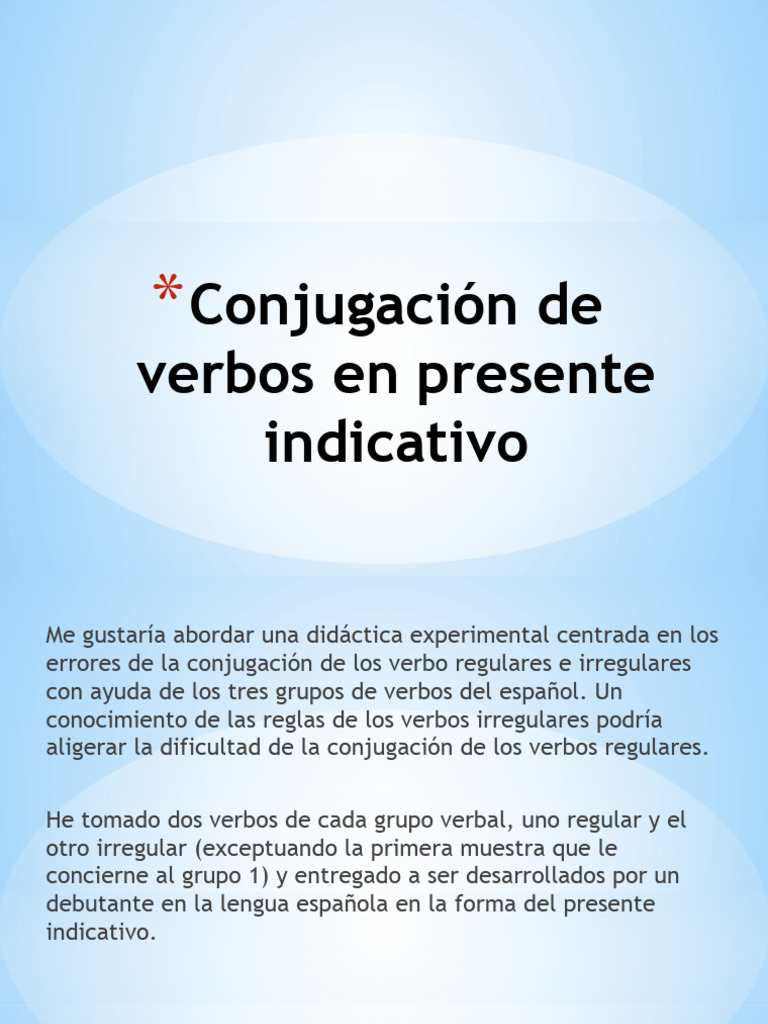 Conjugación de aligerar en presente | PDF | Verbo | Conjugación gramatical
