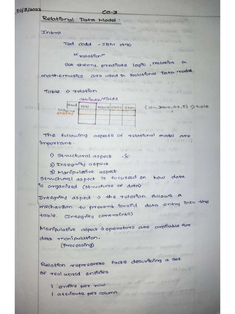 Rdbms CO3 Till Sept9 | PDF