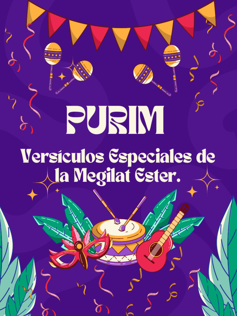 PURIM | PDF | Esther | Libro de Ester