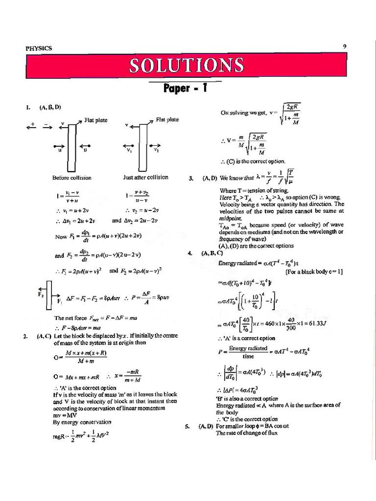 Jee Physics Part - 3 | PDF