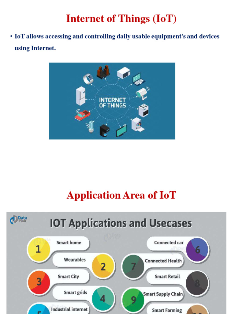 IoT Presentation | PDF | Arduino | Internet Of Things
