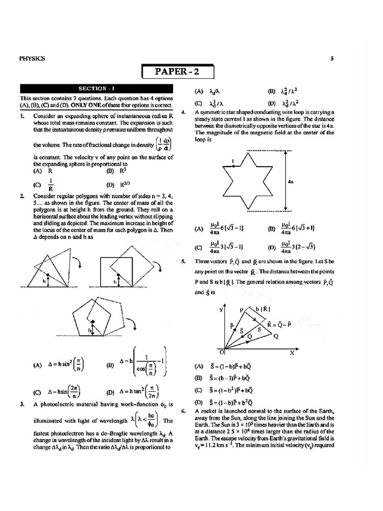 Jee Physics Part - 2 | PDF