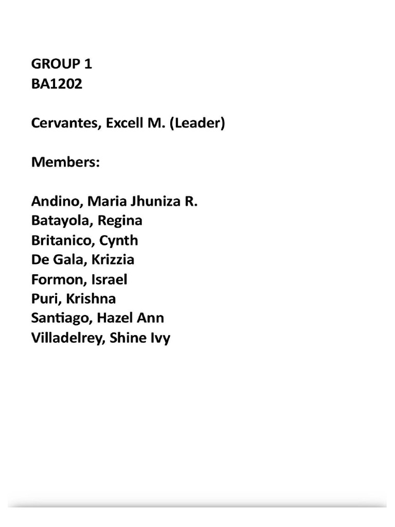 Group 1 06 Performance Task 1 ARG | PDF