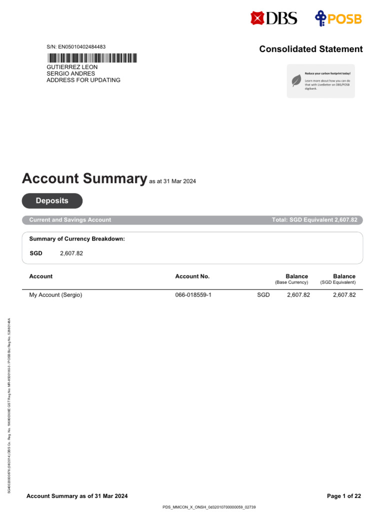 Statement | PDF | Personal Finance | Business