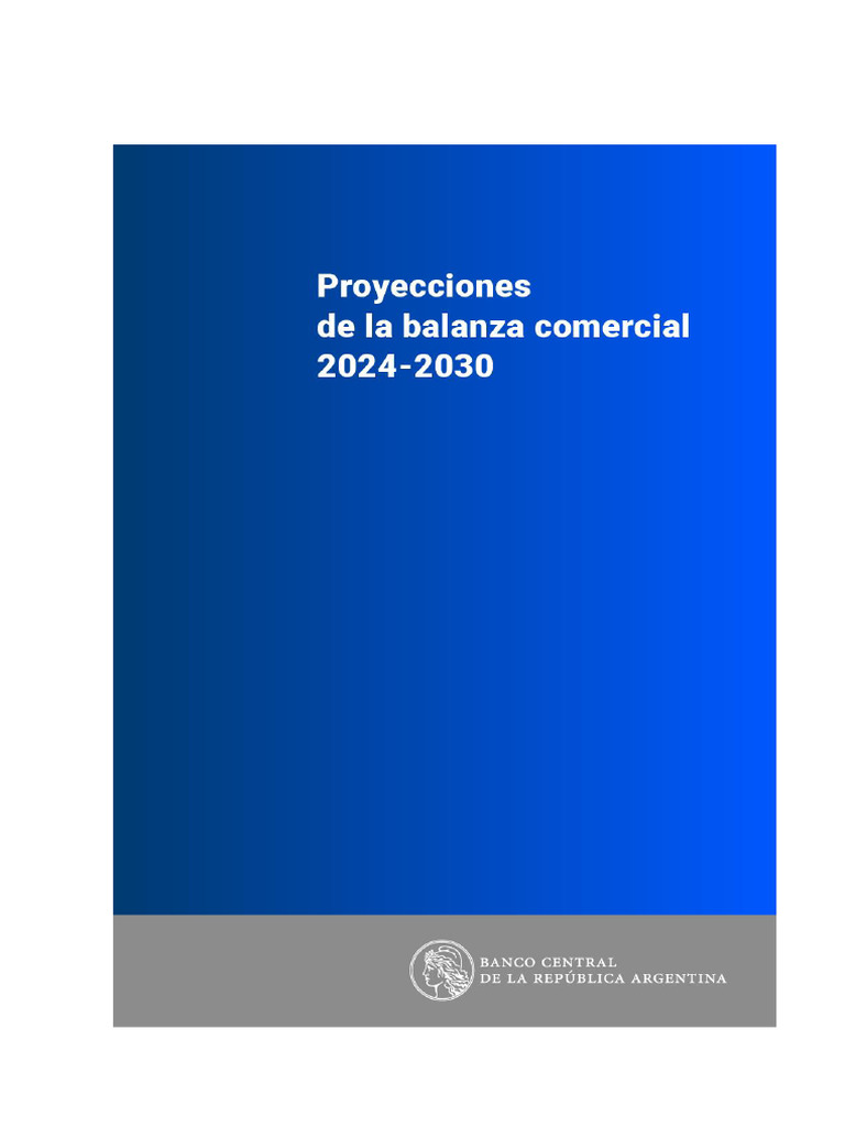 Proyecciones de La Balanza Comercial 2024 2030 | PDF | El comercio ...