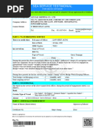 Sea Service Testimonial | PDF | Ships | Navies