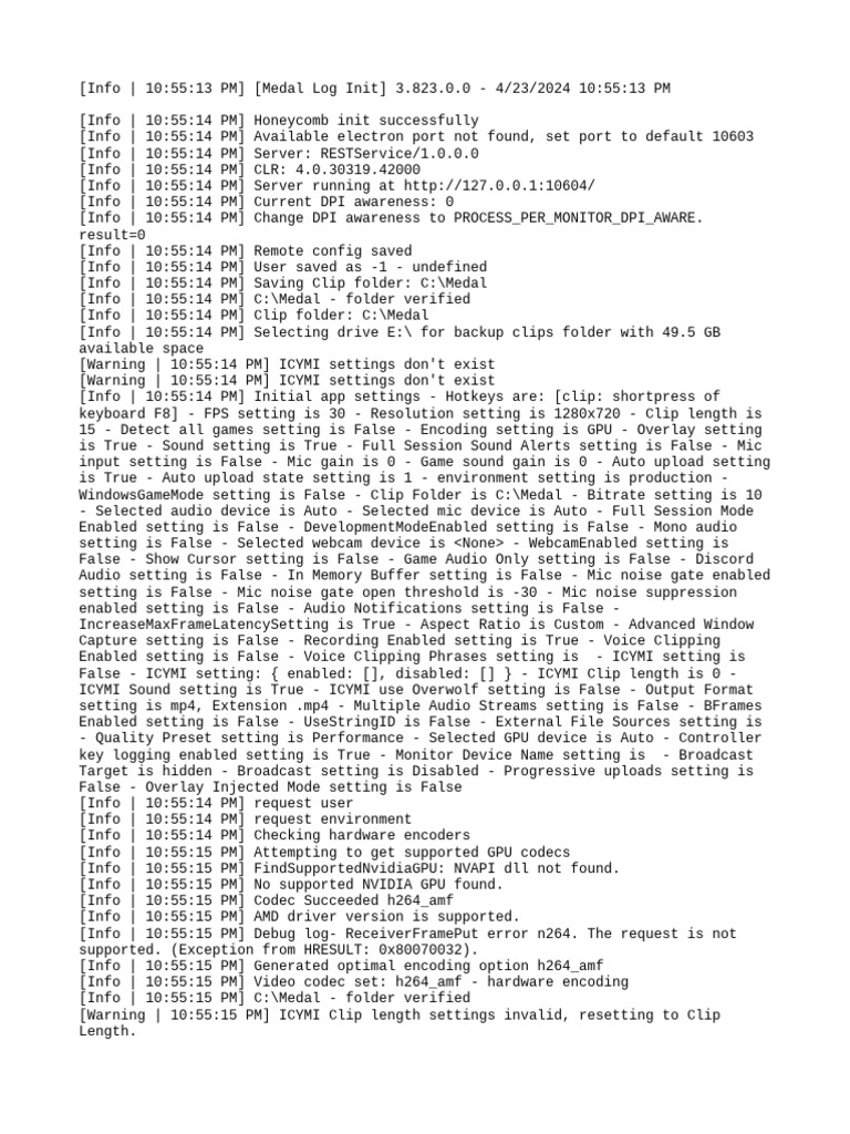 Medal Log 20240423 | PDF | Graphics Processing Unit | Codec