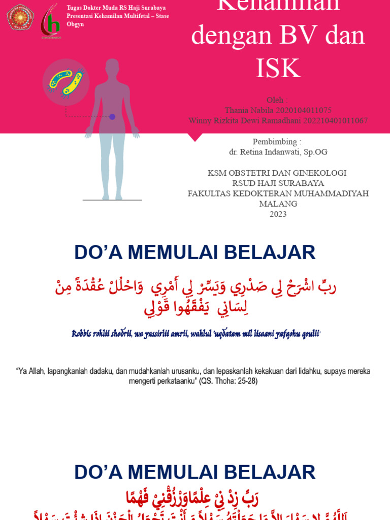 Kehamilan Dengan BV Dan ISK | PDF | Medical Specialties | Urology
