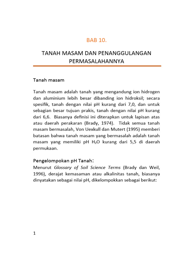 Penanganan Tanah Masam di Indonesia | PDF