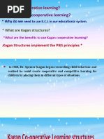 Kagan's Cooperative Learning Structures | PDF | Teachers | Communication