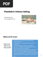 Paediatric History OSCE Checklist Geeky Medics | PDF | Caregiver ...