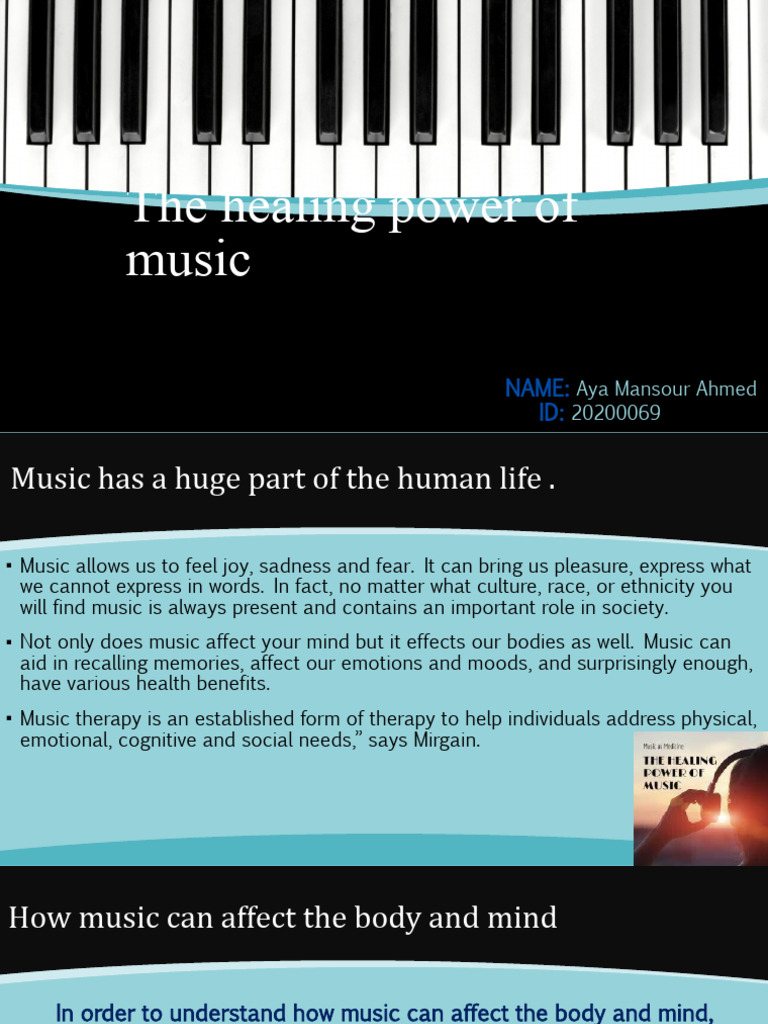 The Healing Power Of Music Pdf Dementia Psychotherapy