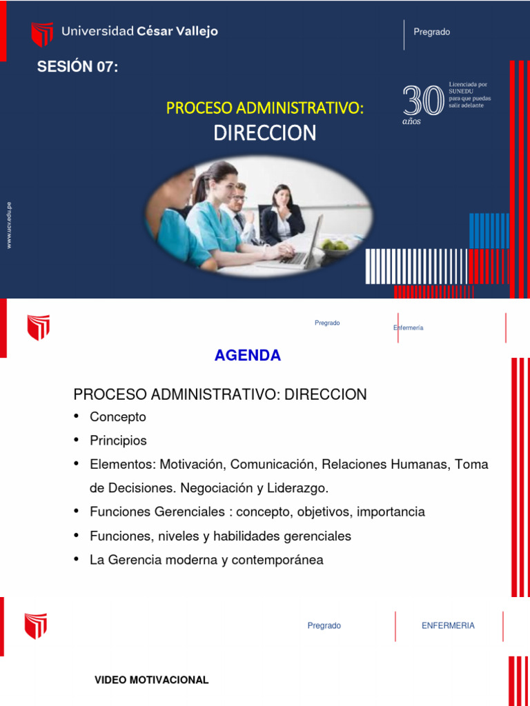 Sesión7 2024 1 | PDF | Planificación | Liderazgo