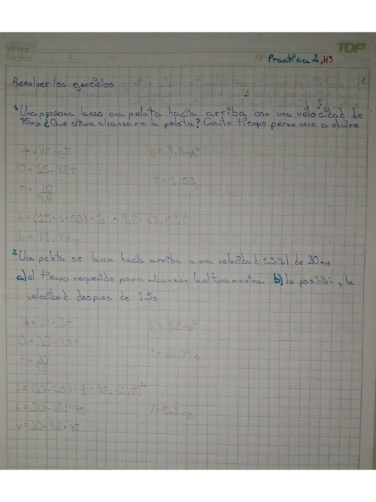 Práctica 2 H3 | PDF