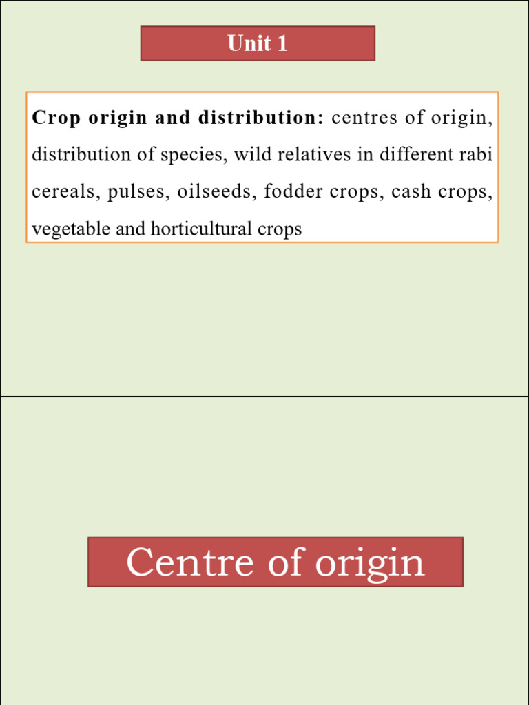GPB302 UNIT-1 Full | PDF | Biodiversity | Hybrid (Biology)