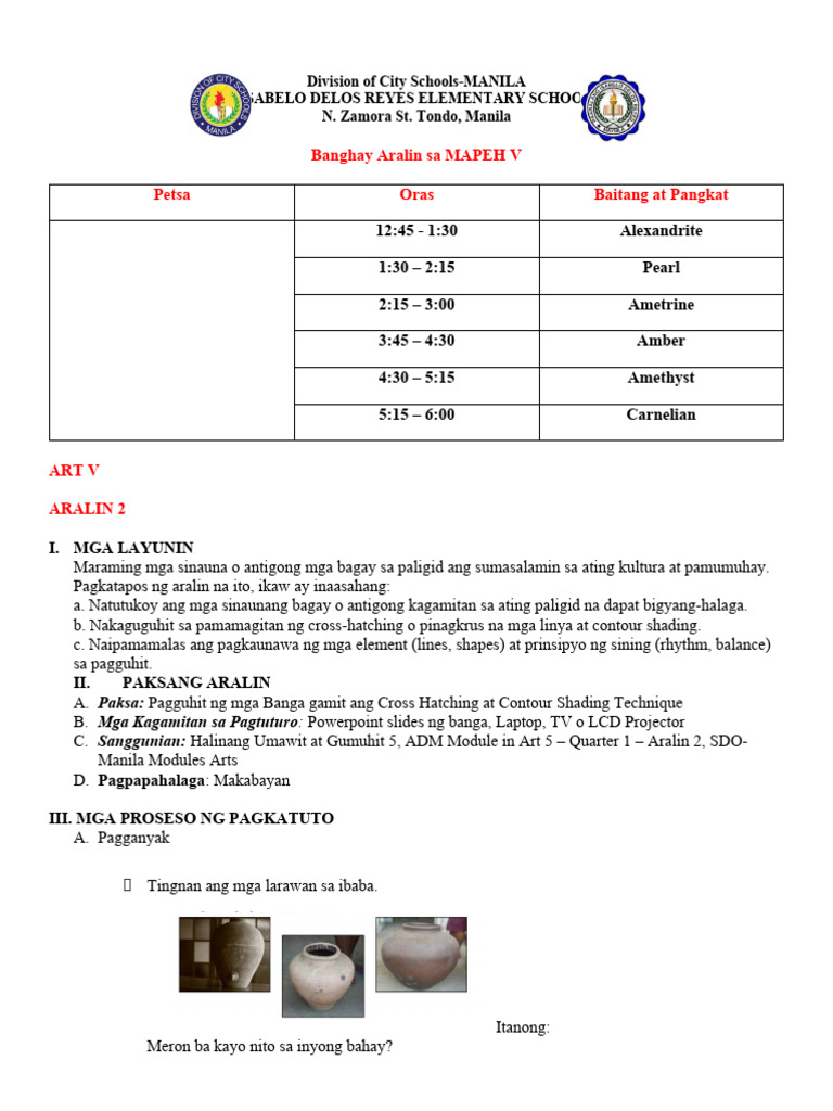Q1 Art Aralin-2 | PDF