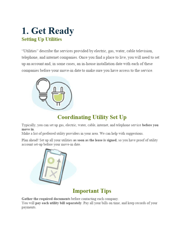 Utilities | PDF | Water Heating | Internet