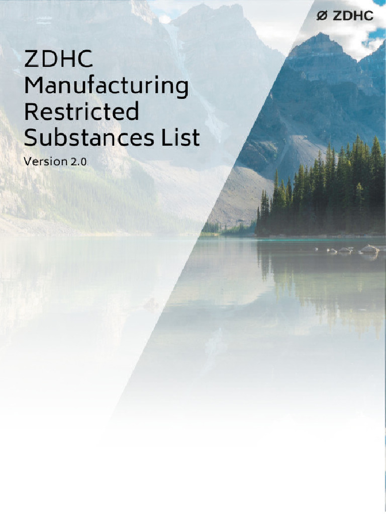 ZDHC MRSL Overview and Guidelines | PDF | Chemical Substances | Textiles