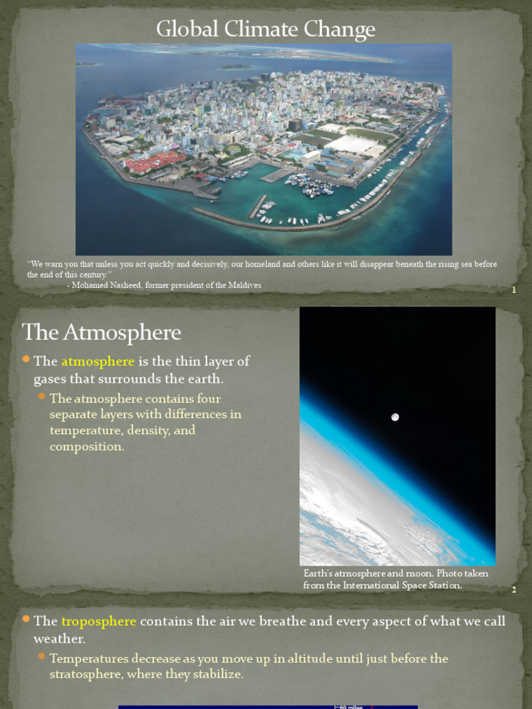 Climate Change | PDF | Atmosphere Of Earth | Atmosphere