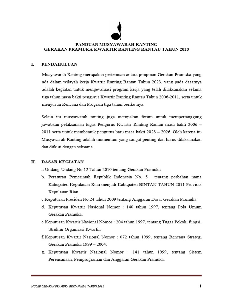 Panduan Mucab 2011 Draf | PDF | Griya & Taman | Sains & Matematika