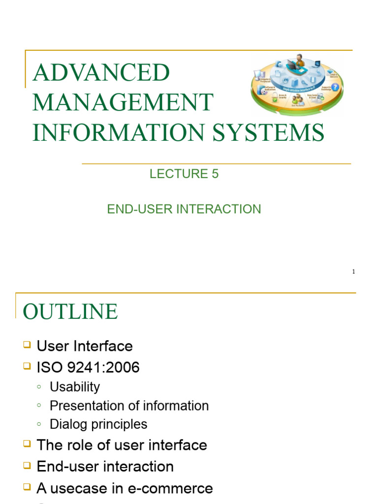 Chapter 5-END-USER INTERACTION | PDF | Usability | Human–Computer ...
