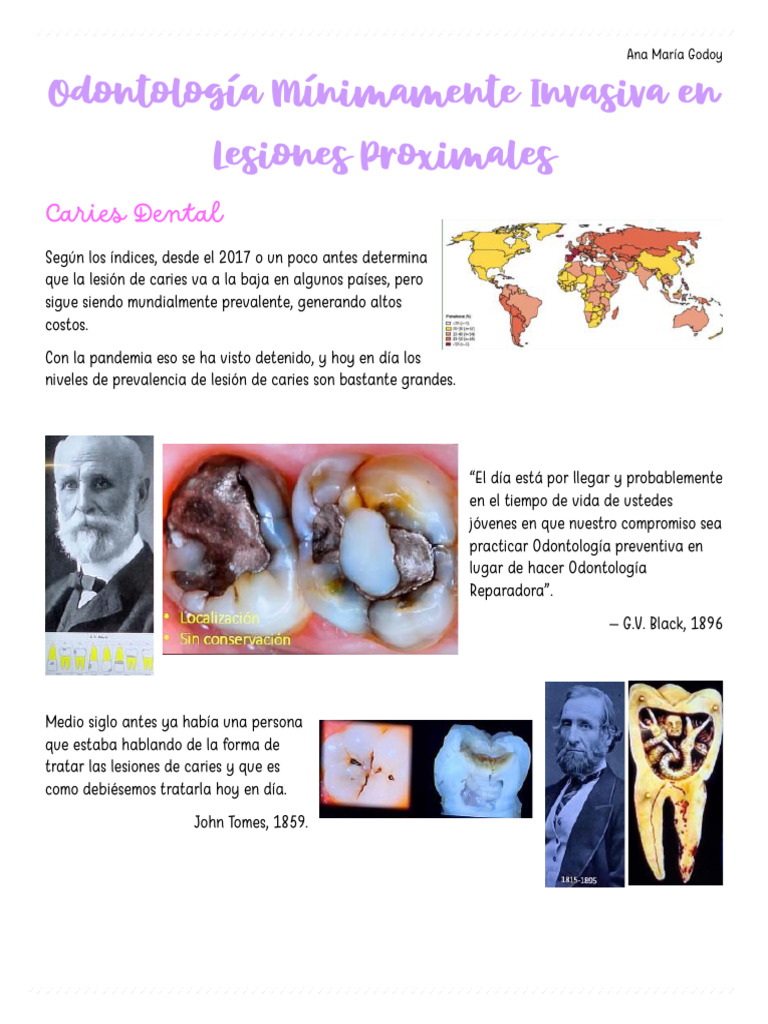 Clase 4 OMI en Lesiones Proximales | PDF | Odontología | Enfermedades y ...