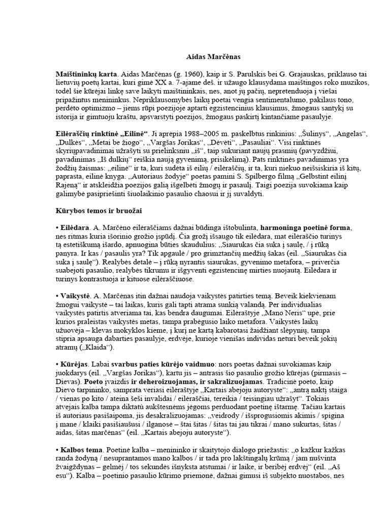 Aidas Marčėnas | PDF