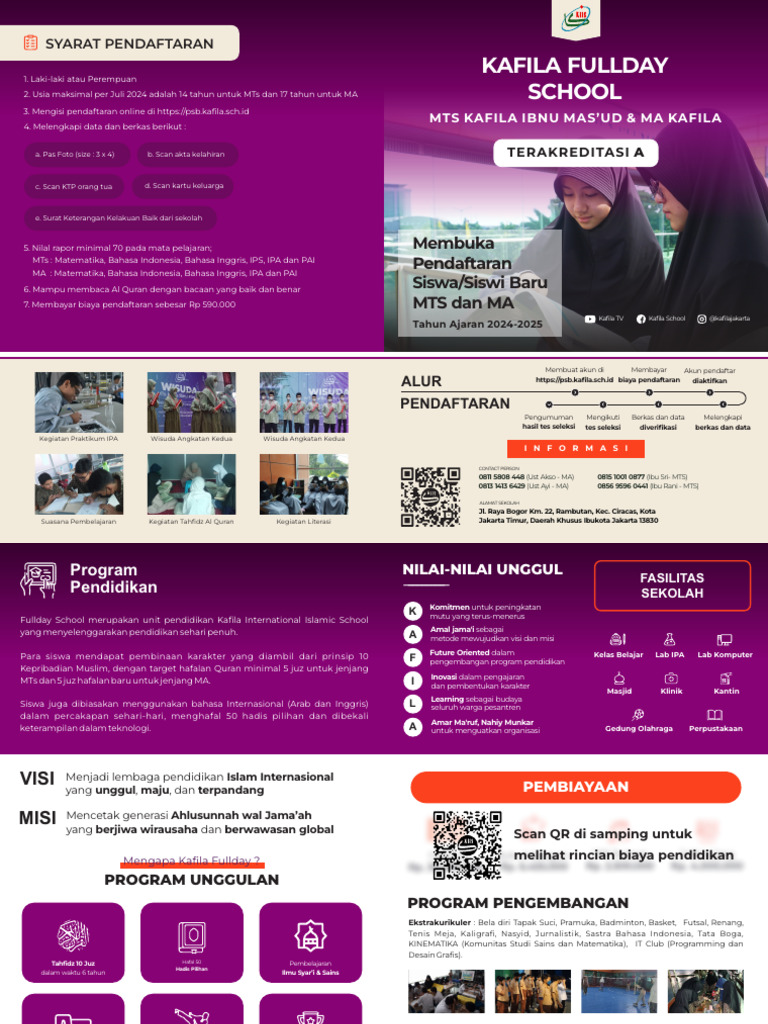 Brosur PSB 24 25 Fullday Reguler | PDF