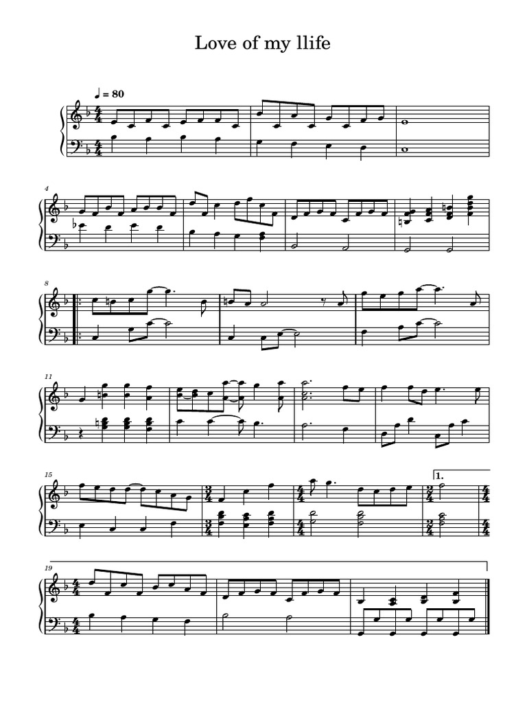 Love of My Llife | PDF