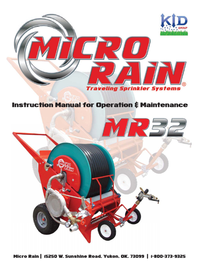 Micro Rain MR32 Sprinkler Manual | PDF | Valve | Machines