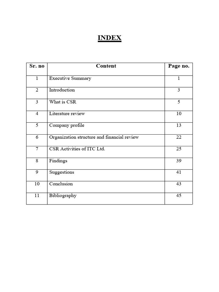 Itc CSR Social Relevance Project | PDF | Corporate Social ...