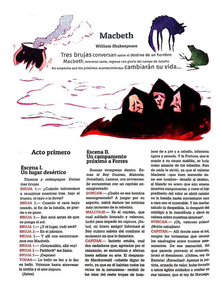 Macbeth de William Shakespeare | PDF