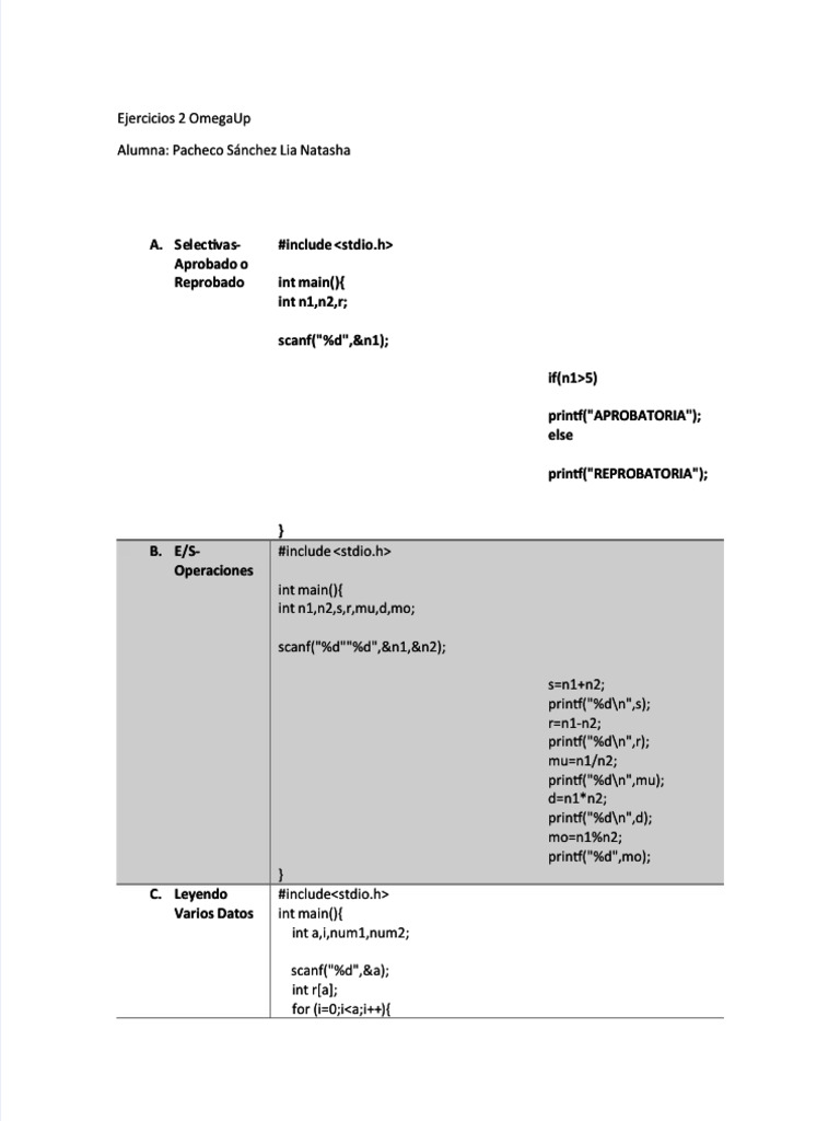PDF Ejercicios 4 Omegaup - Compress | PDF