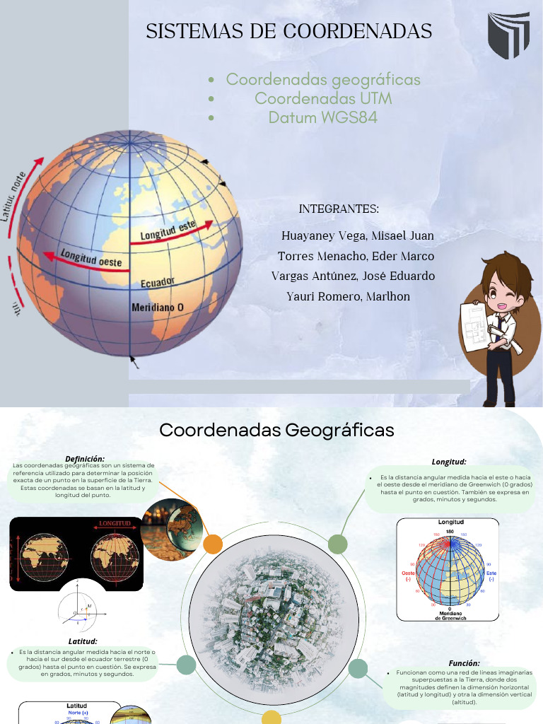 Coordenadas | PDF | Sistema coordinado | Latitud