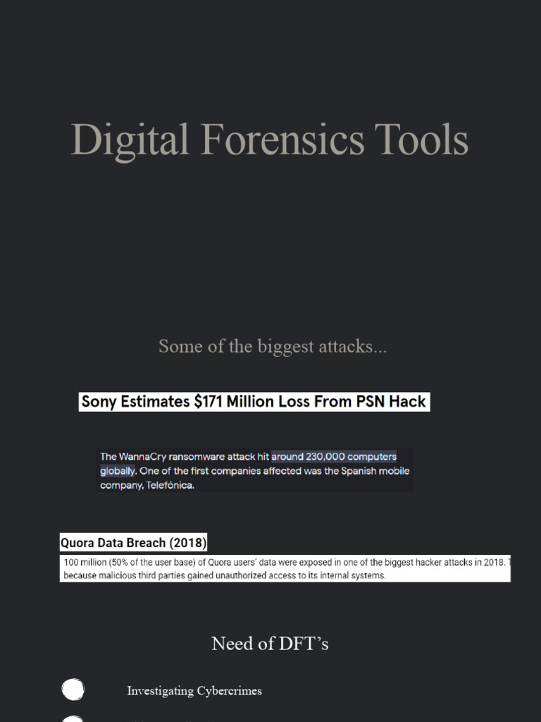 Digital Forensics Tools | PDF | Computer Forensics | Digital Forensics