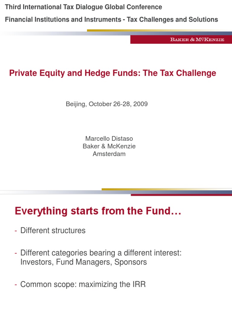9 - 2-Marcello Distaso - Funds Presentation | PDF | Carried Interest ...