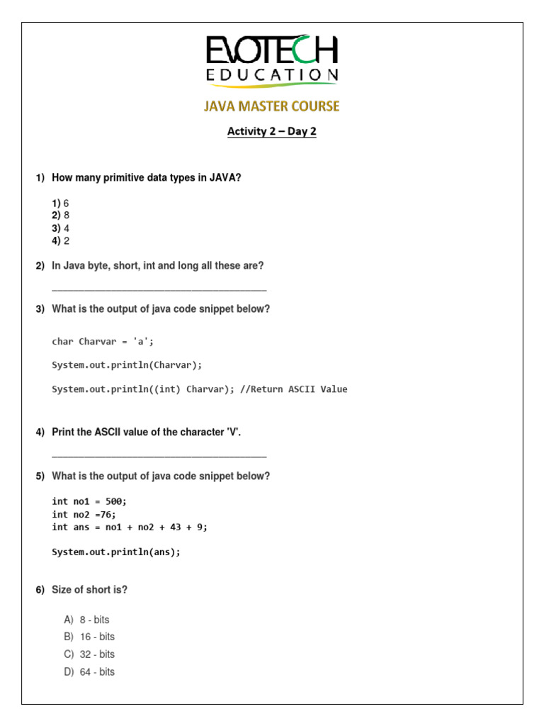 Day 2 - Activity 02 | PDF